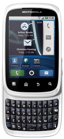 Spice XT300 da Motorola - Celular Touch com Qwerty e Mouse Backtrack